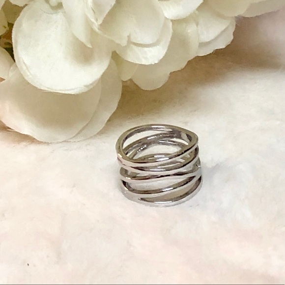 Jewelry | New Wide Coiled Silver Ring | Poshmark